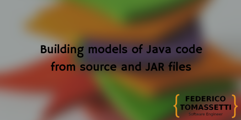 Building Models of Java Code from Source and JAR Files - Strumenta