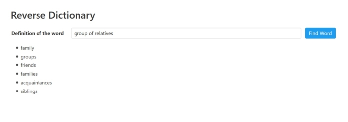 Creating a Reverse Dictionary - Strumenta