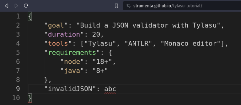 Build a rich JSON validator website with Tylasu - Strumenta