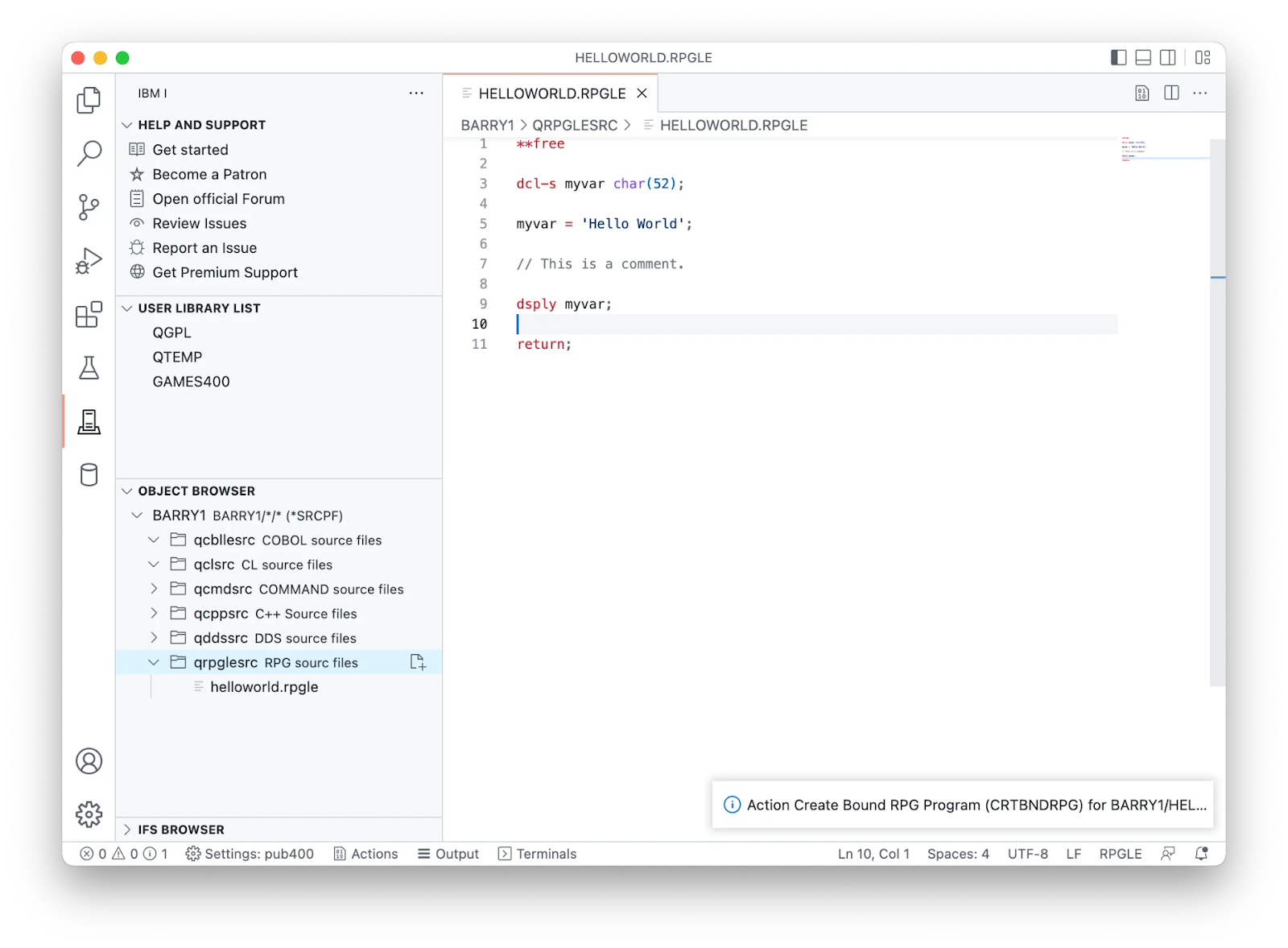 Extract RPG files from AS/400 or System i - Strumenta