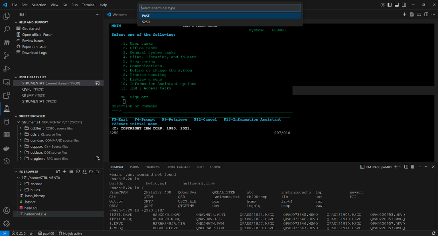 Extract RPG files from AS/400 or System i - Strumenta